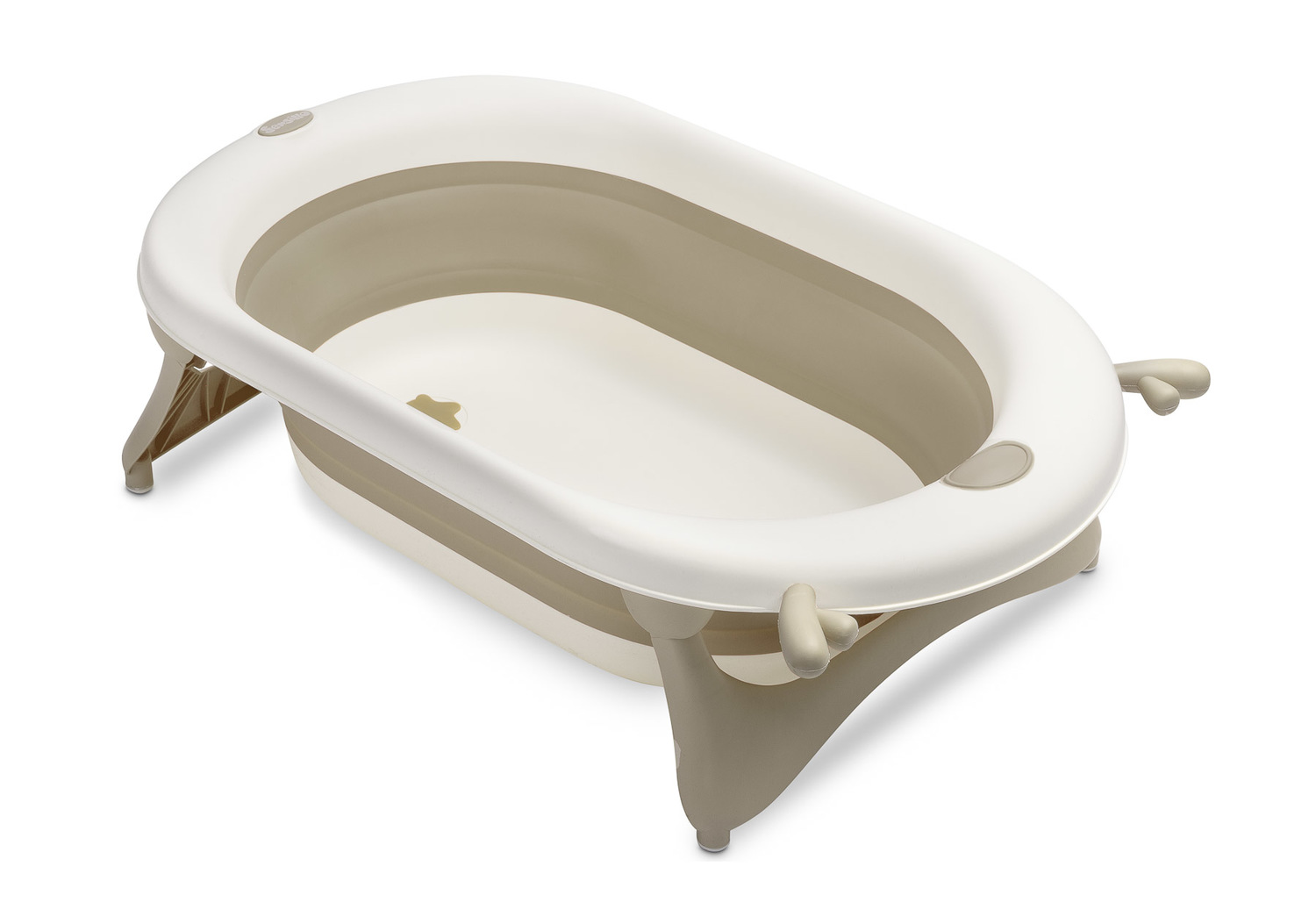 Foldable travel bath tub – BEIGE - IKS 2